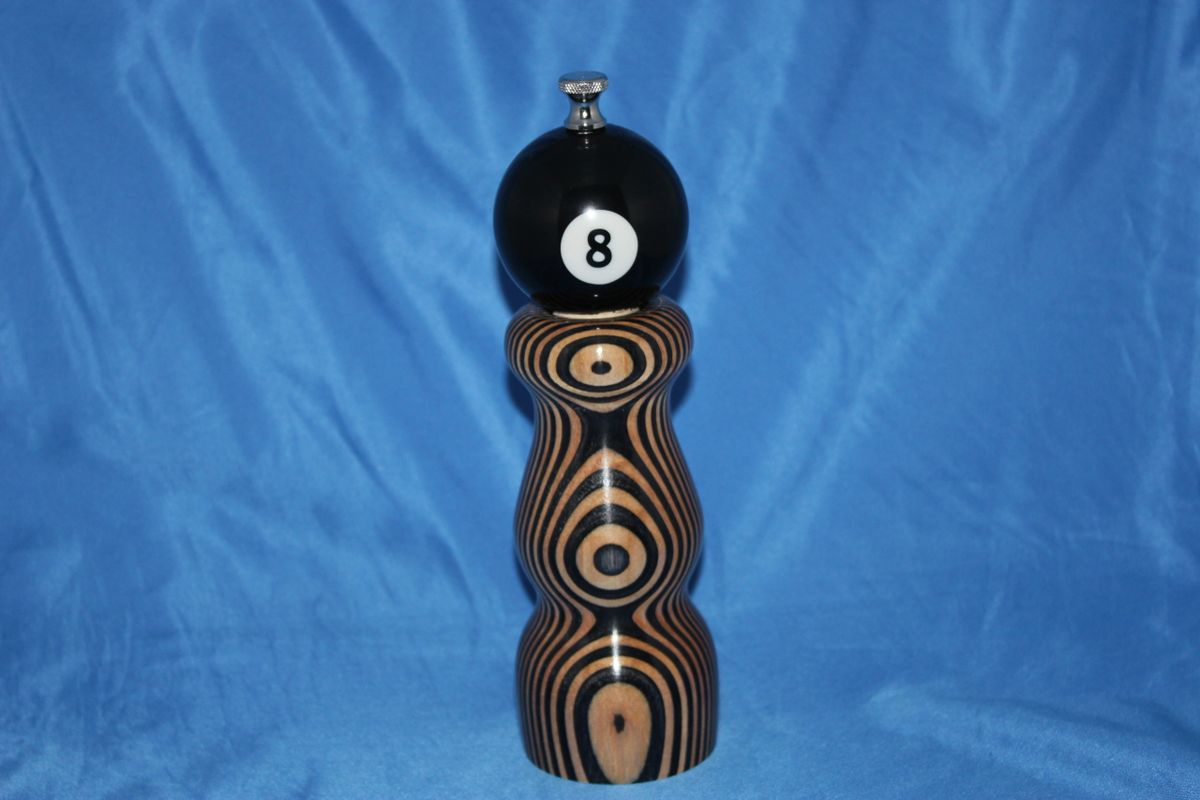Custom Peppermill - 8 Ball